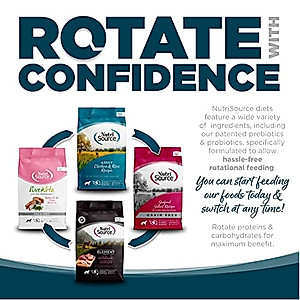 NutriSource Adult Chicken & Rice Small Bites Dog Food 5lb