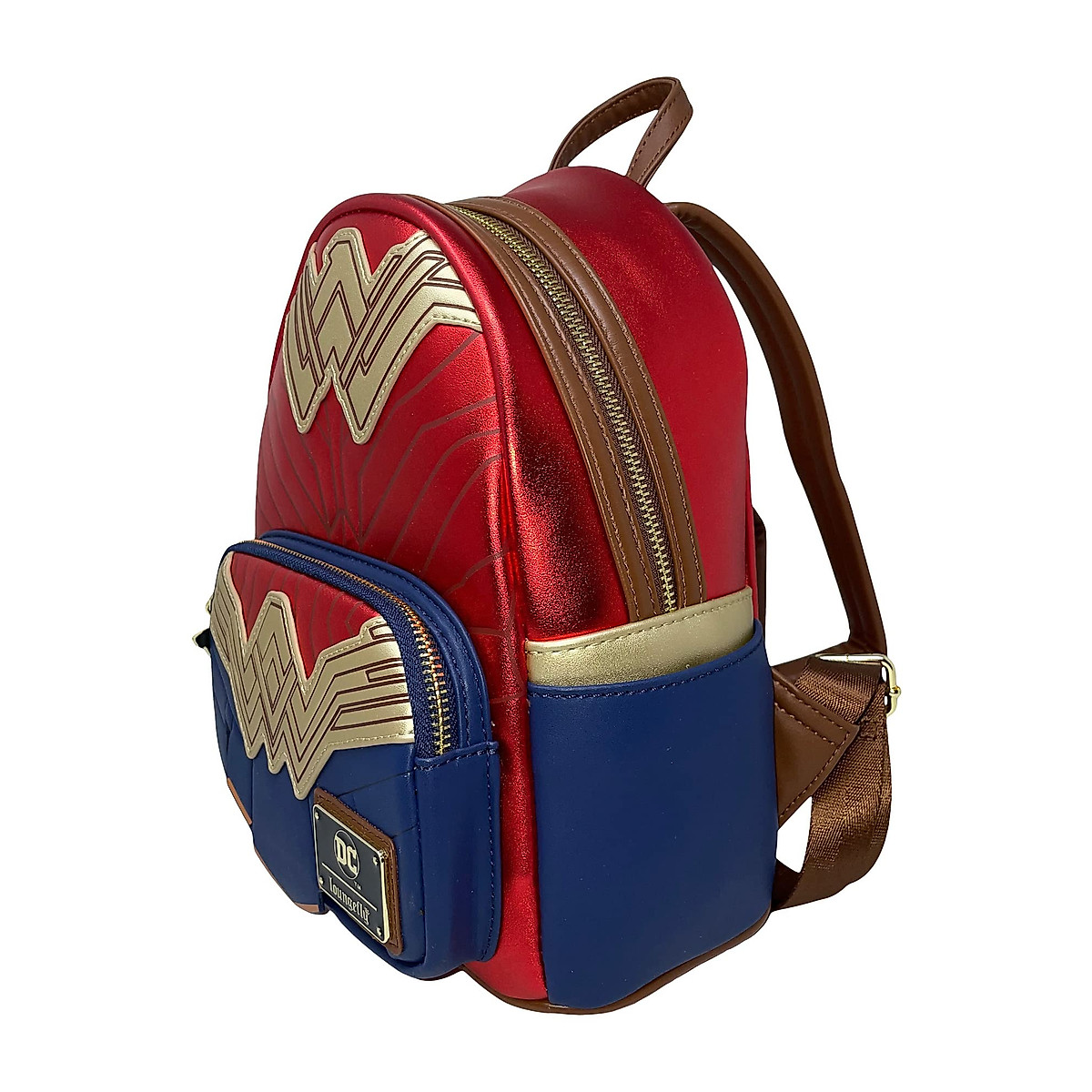 Loungefly Wonder Woman DC Comics Cosplay Womens Double Strap Shoulder Bag Purse