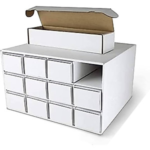 Boca Tica Card House Storage Box - with 12 800-Count Storage Boxes