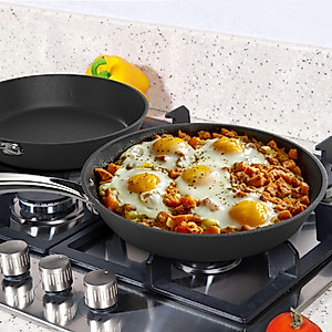 imarku Non Stick Frying Pans - 8&10&12 inch Nonstick Frying Pan Set with Cool Stainless Steel Handle,Disherwasher Safe skillets,Free of PFAS&PFOA, Easy Cleanup and Oven Safe,Christmas Gifts