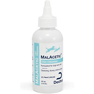 Dechra MalAcetic Otic Apple Scented Ear/Skin Cleanser, 4-Ounce