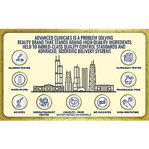 Advanced Clinicals Retinol Body Lotion Moisturizer Face & Body Cream & Crepey Skin Care Treatment, Anti Aging Retinol Cream Targets Appearance Of Wrinkles, Sagging Skin, & Sun Damaged Skin, 16 Oz