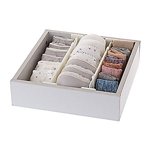 YBM Home Adjustable Drawer Dividers/Organizers for Bedroom, Bathroom, Dresser, Kitchen, and Office Drawers, Spring-Loaded Expandable Drawer Organizers Lock in Place (Set of 2), 2179b