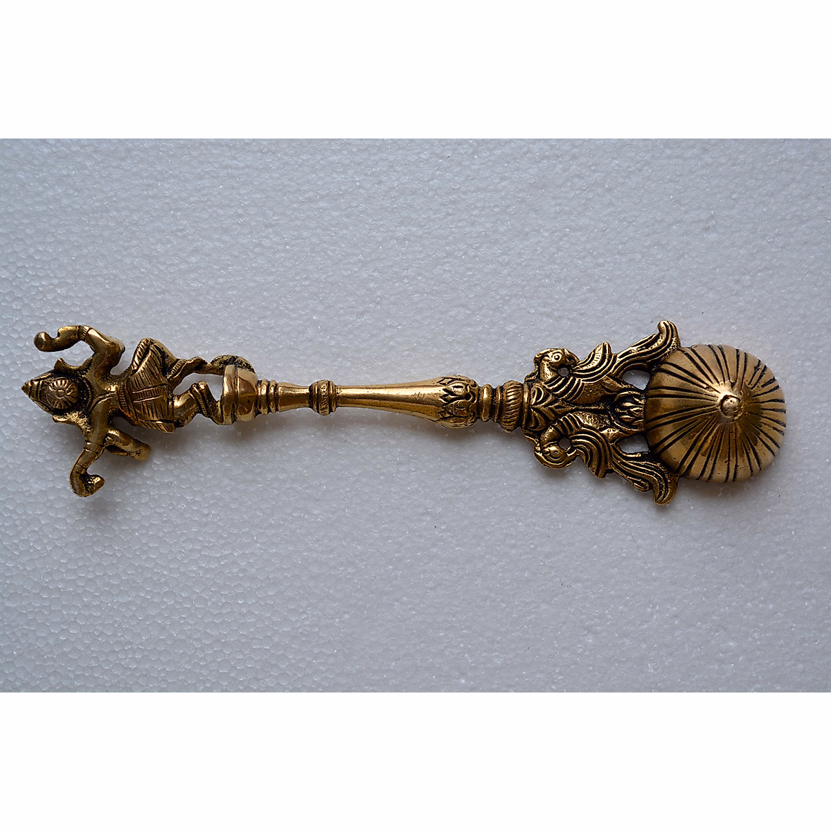 Ganesh Spoon - Yagya Hawan, hawan Spoon, Poojan Purpose, Indian Cultural Religious Item Best for Home, Office, Gifts Diwali Puja