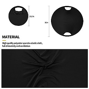 Bloss Pop-up Laundry Basket, Foldable Laundry Hamper, Laundry Bag for Easy Storage and Movement of Washing Machine Clothes(Black)