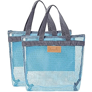 1pcs Makeup Travel Case Portable Shower Mesh Shower Tote Bag Quick Dry Hanging Toiletries and Bathroom Organizer Bag for College Dorm Beach Travel Or Camping with Clear Make up Storage Case