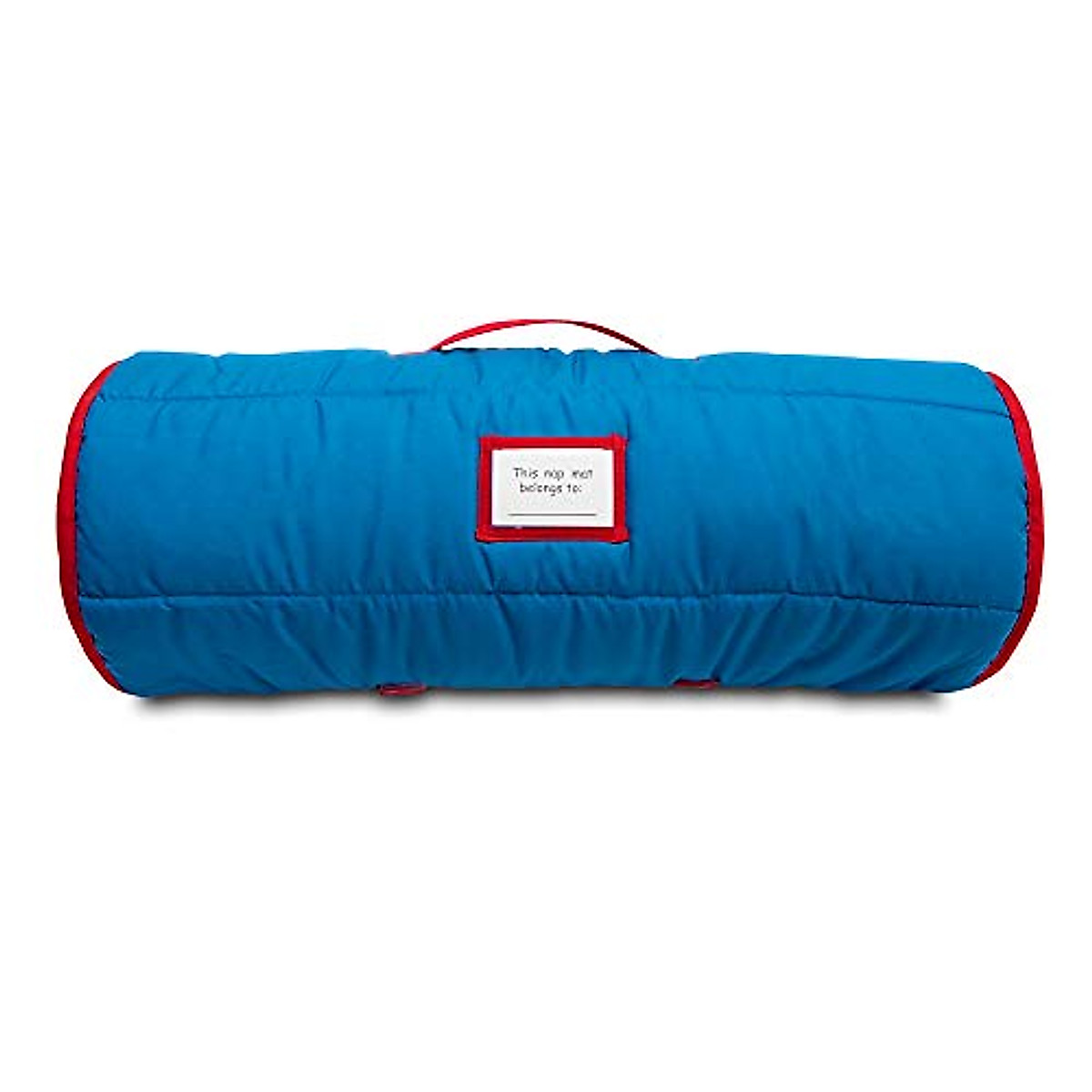 Baby Boom Funhouse Dinosaurs Kids Nap Mat Set – Includes Pillow and Fleece Blanket – Great for Boys Napping during Daycare or Preschool - Fits Toddlers, Blue