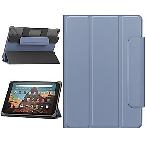 HoYiXi Universal Case for 10.1 inch Tablet,Protective Tablet Cover for 9 inch, Foldable Stand Folio Tablet Case for and More 9"-10.1" inch Tablet -Black