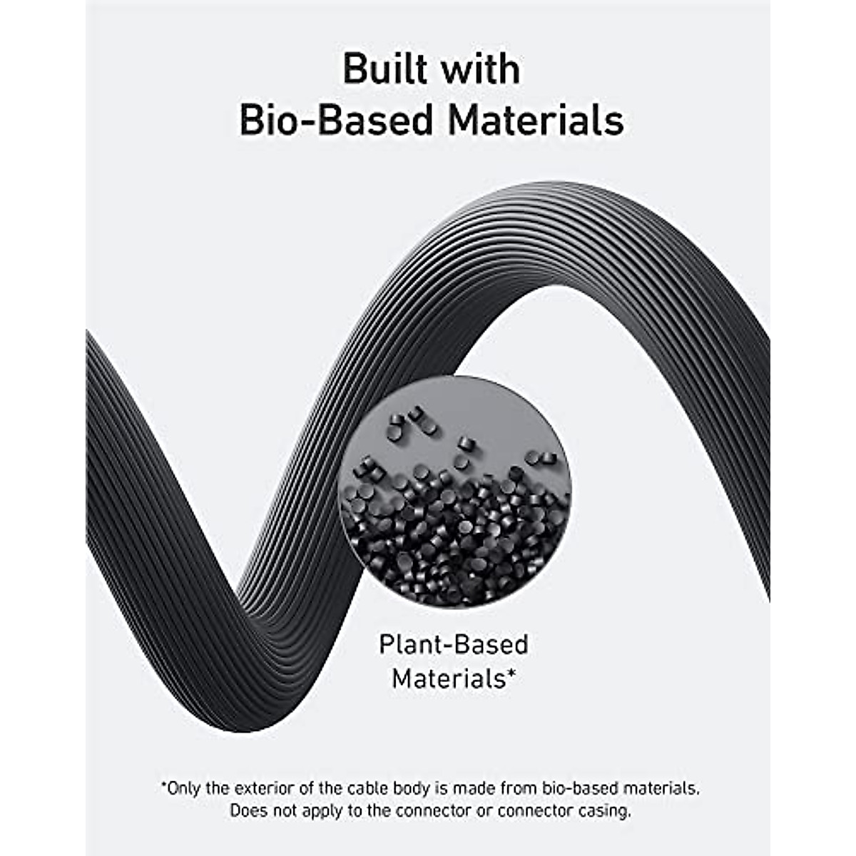 Anker USB-C to Lightning Cable, 541 Cable (Phantom Black, 6ft), MFi Certified, Bio-Based Fast Charging Cable for iPhone 14 14pro 14pro Max 13 13 Pro 12 11 X XS XR 8 Plus (Charger Not Included)