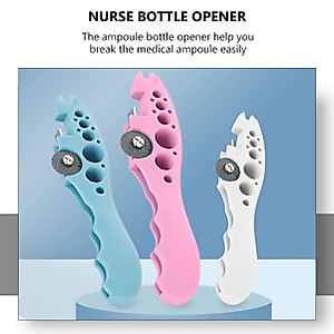 9 pcs Ampoule Opener, Glass Bottle Opener Glass ampoule Cutter Portable Multifunctional Vial Cap Remover with Grinding Wheel Ampoule Cutting Device for Home Use