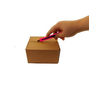 5x Bulk Small Neon Pink Utility Knife Box Cutters Snap Off Blade 9MM Blade