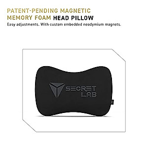 Secretlab Titan Evo 2022 Black3 Gaming Chair - Reclining, Ergonomic & Heavy Duty Computer Chair with 4D Armrests, Magnetic Head Pillow & Lumbar Support - Big and Tall Up to 395 lbs - Black - Fabric