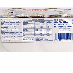 Clement Faugier - Gourmet Chestnut Spread from France, 4-PACK