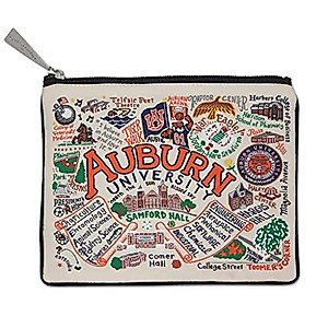 Catstudio Auburn University Collegiate Zipper Pouch Purse | Holds Your Phone, Coins, Pencils, Makeup, Dog Treats, & Tech Tools