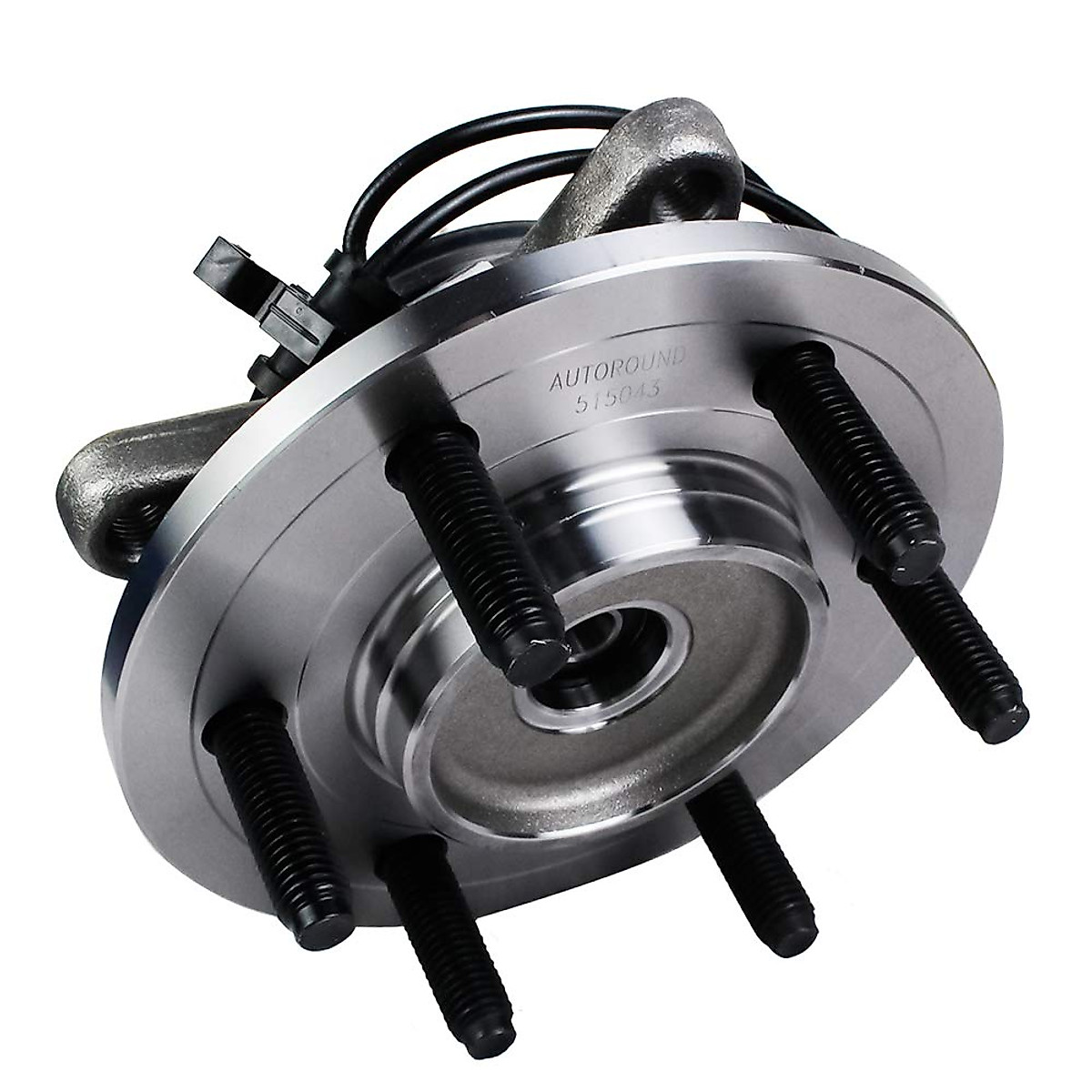 Autoround 515043 Front Wheel Hub and Bearing Assembly Fit for 4x4 4WD Ford Expedition/Lincoln Navigator 2003-2006 6 Lug w/ABS
