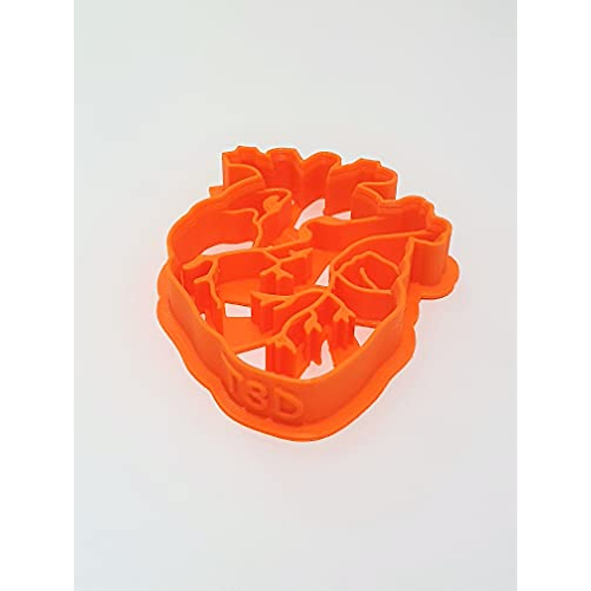 T3D Cookie Cutters Human Heart Cookie Cutter, Suitable for Cakes Biscuit and Fondant Cookie Mold for Homemade Treats, 3.56 in x 2.86 in x 0.55 in
