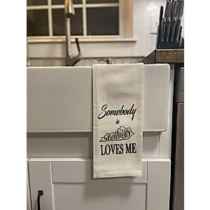 Somebody in Kentucky Loves Me Tea Towel