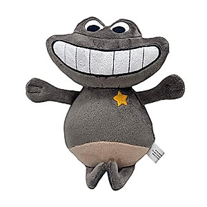 Garten of Banban Plush - 8" Sheriff Jeff Plushies Toy for Game Fans Gift - Horror Stuffed Figure Doll for Kids and Adults - Great Easter Basket Christmas Stocking Stuffers Choice (Sheriff Jeff)