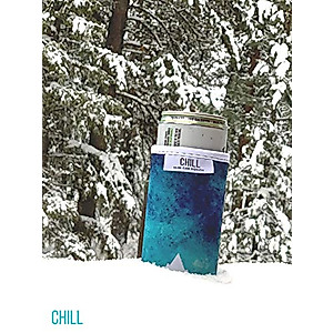 Chill Slim Can Insulators For White Claw - Relax And Enjoy With Our Can Cooler For Tall Skinny Cans Energy Drinks And Beer Bottles - Fits Truly Michelob Ultra Bud Light Seltzer 12 Oz Slim Cans