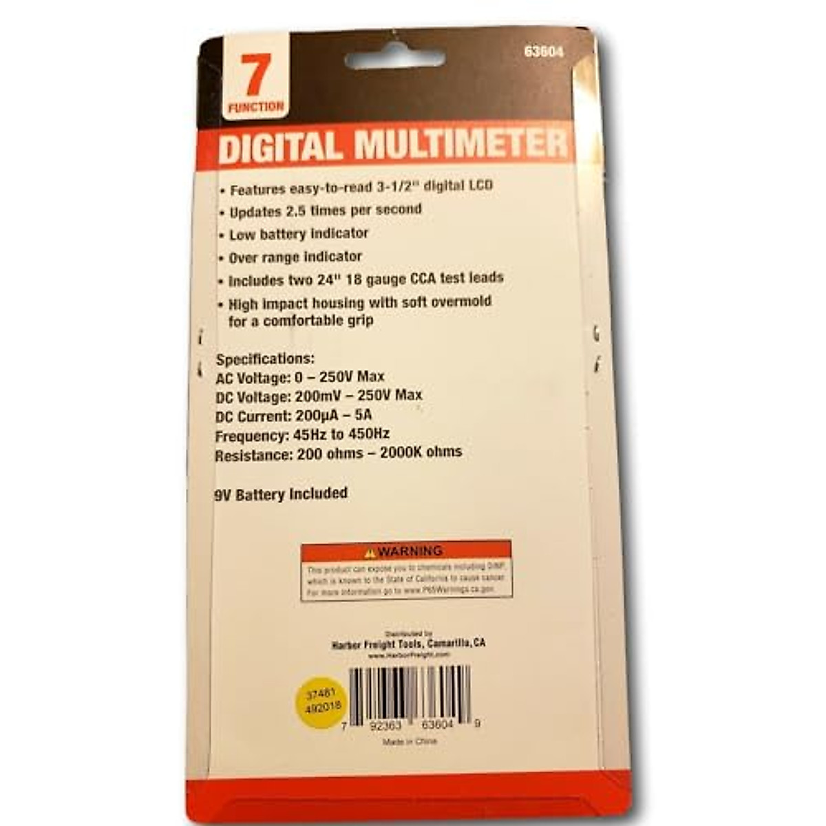 7 Function Digital Multimeter