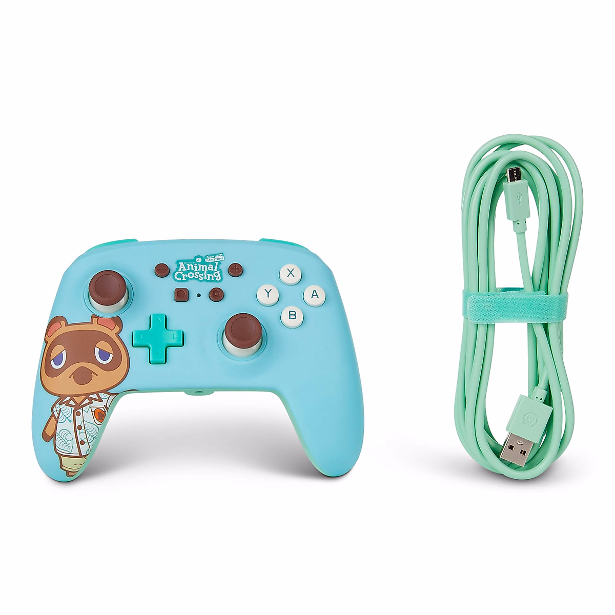PowerA Enhanced Wired Controller for Nintendo Switch - Animal Crossing: Tom Nook