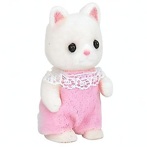 Sylvanian Families Epoch Doll [Silk Cat Baby] Ni-89 ST Mark Certified, for Ages 3 and Up, Toy, Doll House, Sylvanian Families, Epoch