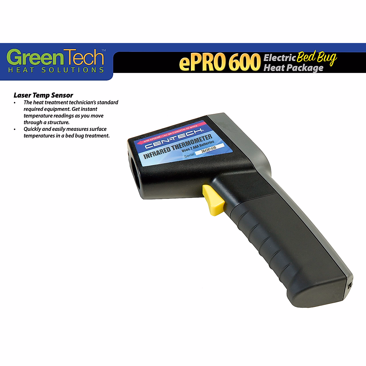 Portable Electric Bed Bug Sanitation Heater | Professional-Grade | Heat Treatment System and Equipment | Get Rid of Bugs | 19,000 BTU | ePro 400XP Bundle Package for 400-600 Sq Foot Room | Green