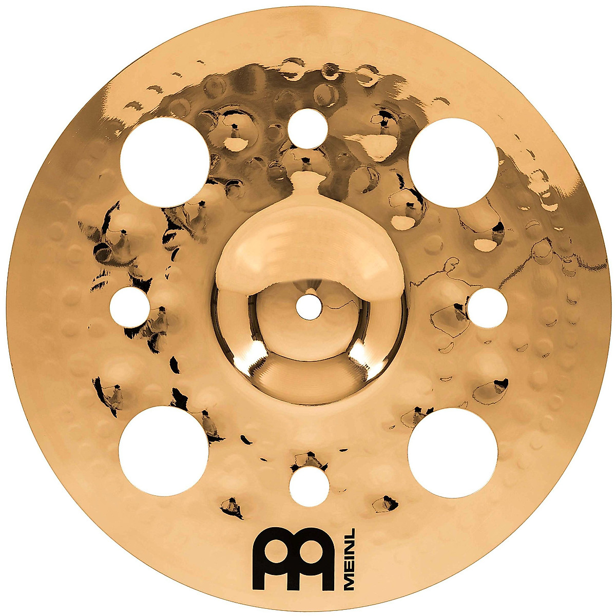 Meinl 12" Trash Splash Cymbal with Holes - Classics Custom Brilliant - Made In Germany, 2-YEAR WARRANTY (CC12TRS-B)