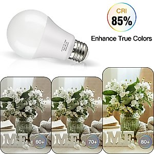 OUTON A19 LED Light Bulb with Remote Control, Efficient 9W LED Bulb (60Watt Equivalent), 810 LM, Dimmable, 3000K-6000K, E26 Base, Light Bulb with Timer for Living Room, Bedroom, 1Bulb & Remote