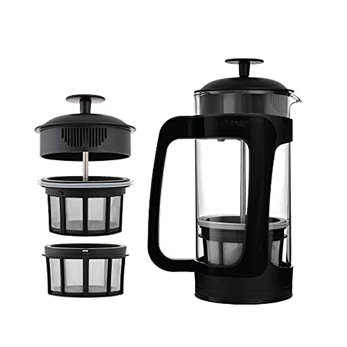ESPRO P3 French Press - Double Micro-Filtered Coffee and Tea Maker, 32 Ounce, Black 100 Count Coffee Paper Filters