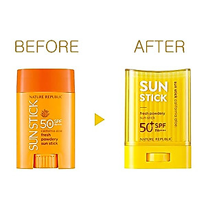 Nature Republic California Aloe Fresh Powdery Sun Stick SPF50+ PA++++ 22g / 0.77 oz.