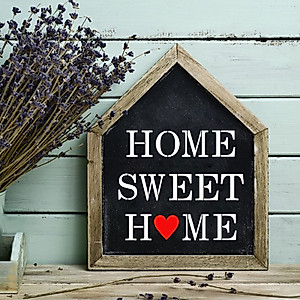 ASMPIO 6 Inch Letter Stencils Numbers Craft Stencils, 40 Pcs Reusable Plastic Alphabet Drawing Templates for Painting on Wood, Wall, Fabric, Rock, Signage, Door Porch