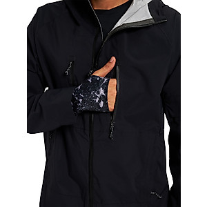 Burton Men's Standard Quick Commute Jacket, True Black, Medium