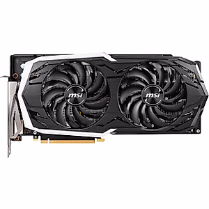 MSI GAMING GeForce RTX 2070 8GB GDRR6 256-bit HDMI/DP/USB Ray Tracing Turing Architecture HDCP Graphics Card (RTX 2070 ARMOR 8G)