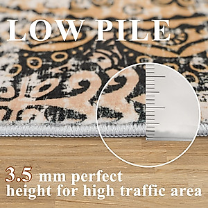 BYYVOO 10x14 Living Room Area Rug - Modern Abstract Large Area Rugs Non-Slip Stain Resistant Carpets for Bedroom Soft Low Pile Rugs 10x14 Red Green Multi