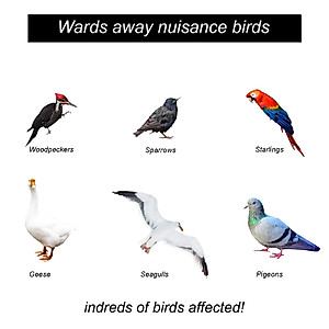 Woodpecker Rods for House,Bird Reflective Devices Outdoor,Reflective Scare Rods,Bird Reflectors for Outside（Christmas Reflector Strip Hanging Home As Decoration(6PCS)