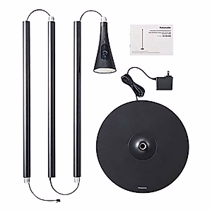 Panasonic HomeHawk FLOOR Home Monitoring HD Camera for Senior Care, Motion Detection Night Light, 2-way Talk, 24/7 Live View + Secure Recording, Alexa Compatible - KX-HNC850 (Black Satin)