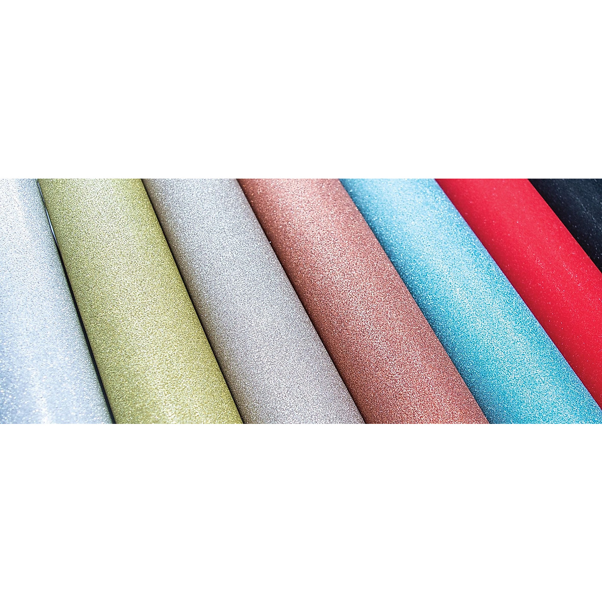 Craft Consortium The Essential Glitter Cardstock A4 10/Pkg-Silver