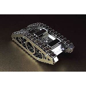 Marvel Tank 2 Stainless-Steel Model Kit | Durable and Mechanized Machine for The Experienced Hobbyist | Do-It-Yourself Project | No Soldering Required
