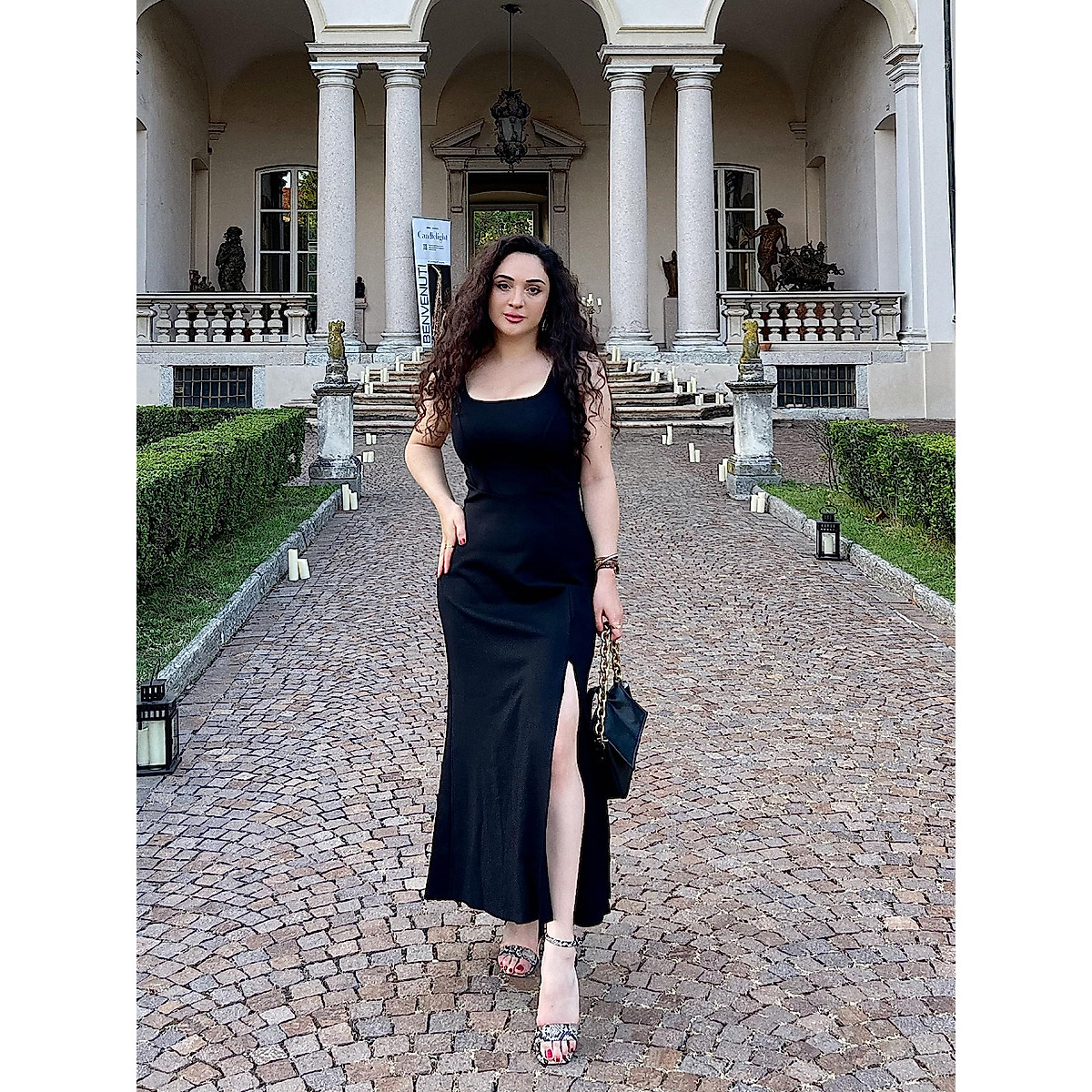 GRACE KARIN Black Cocktail Dresses for Women 2023 Wedding Guess Cocktial Formal Dresses for Women 2023 Trendy Black XL