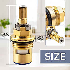 Faucet Cartridge Replacement for Kohler Parts K-gp77006-rp Fit for Kitchen Bathroom Faucet Shower Stems Replacement Ceramic Valve (COLD)
