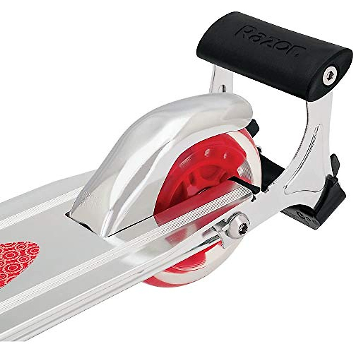 Razor Spark+ Kick Scooter - LED Light-Up Wheels, Spark Bar, Lightweight Aluminum Frame, Foldable, Adjustable Handlebars