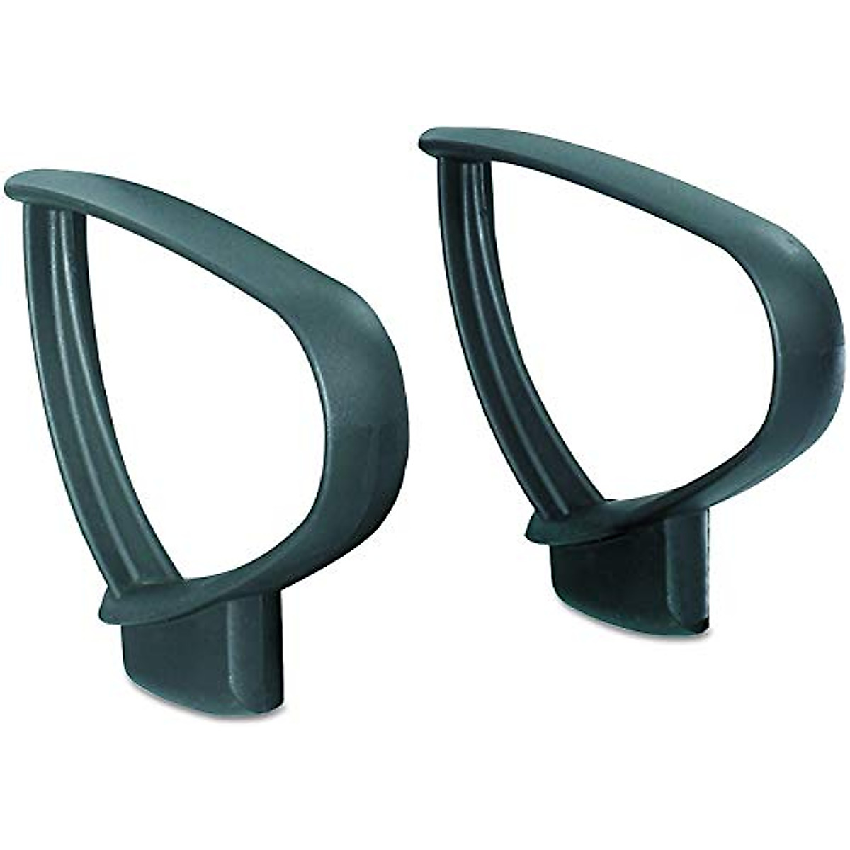 Safco Loop Arms Set for use with Vue Mesh Extended-Height (Chair Sold Separately), Black (3396BL)
