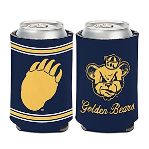 WinCraft NCAA University California Berkeley Cal Bears Retro 1 Pack 12 oz. 2-Sided Can Cooler