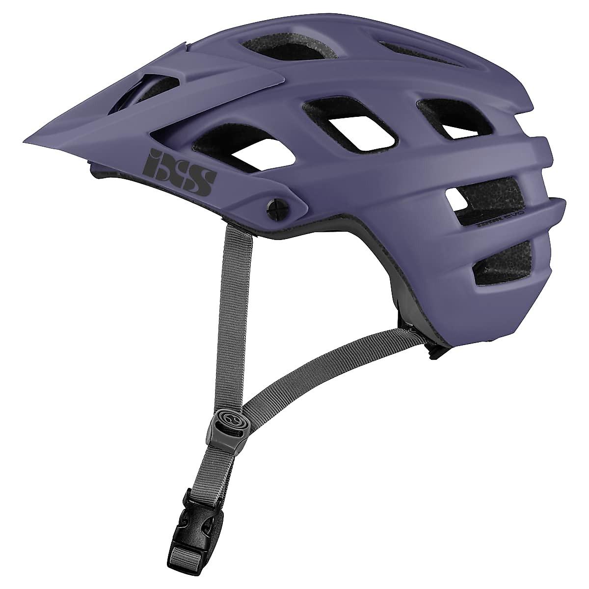 IXS Unisex Trail EVO Helmet (Grape,M/L)- Adjustable 58-62cm Adult Helmets for Men Women,Protective Gear with Quick Detach System