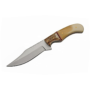 Venison Stainless Steel Blade Bone/Stag Handle 8.75 inch Hunting Knife