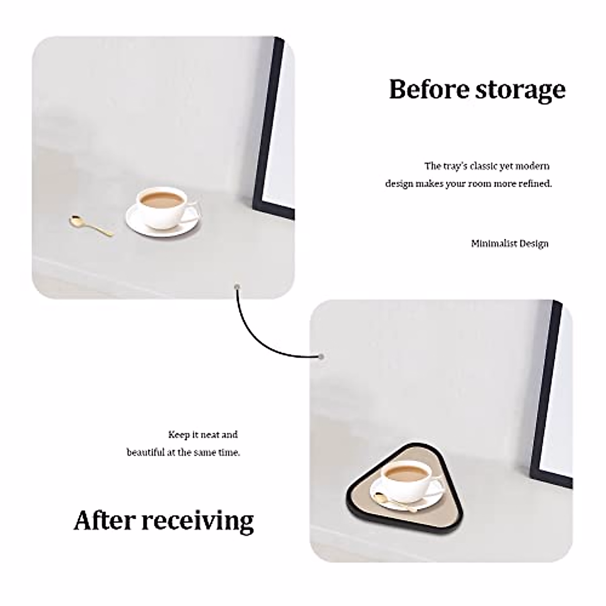 Tynulox Wood Coasters for Drinks | Warm Brown Oblong  Multipurpose Plate | Wooden Shallow Storage Tray