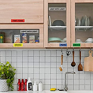 Unismar Compatible for Brother Tze-131/231/431/531/631/731 Tze Label Tape 12mm 0.47 for Ptouch Ptd200 Ptd210 Ptd220 Pth110 Pth100, Black on Clear/White/Red/Yellow/Blue/Green, 1/2'' x 26.2', 6 Pack