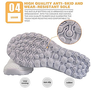 Forchrinse Red White Dog Paw Print Women’s Mesh Slip on Walking Shoes Men’s Running Sneakers Lightweight for Causal Work Gym