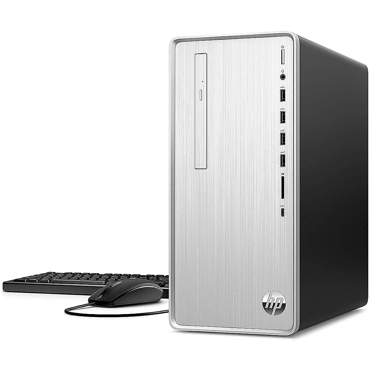 HP 2021 Newest Premium Business Desktop Computer, AMD 6-Core Ryzen 5 4600G(up to 4.2Ghz, Beat i7-9700K), 12GB DDR4 RAM, 256GB SSD+1TB HDD, DVD-RW, WiFi, Bluetooth, HDMI, VGA, Windows 10+AllyFlex MP